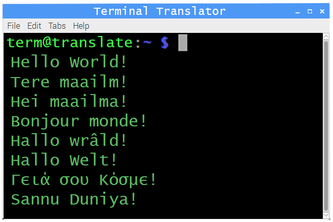 Terminal Translator | Devpost