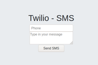 Send SMS using Twilio API | Devpost