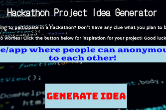 Hackathon Project Idea Generator | Devpost