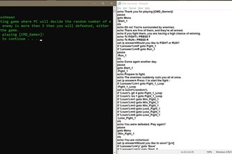 Command Line Game | Devpost