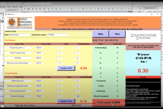 CGPA Calculator | Devpost