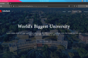 education institute website | Devpost