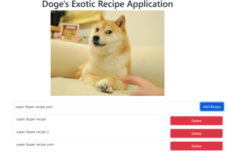 Doge's Exotic Recipe List | Devpost
