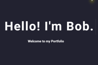 Hello! I'm Bob. | Devpost