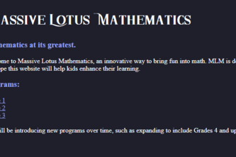 Massive Lotus Mathematics | Devpost
