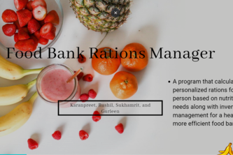 Food Banks Rations Manager | Devpost