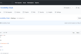 Invisibility Cloak | Devpost