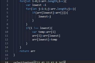 Selection Sorting | Devpost