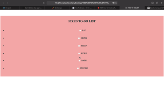 FIXED TO-DO LIST | Devpost