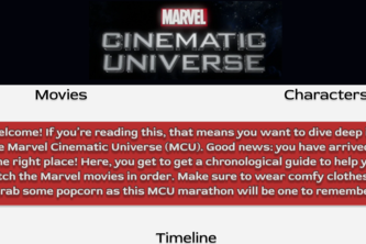 Marvel Project Devpost