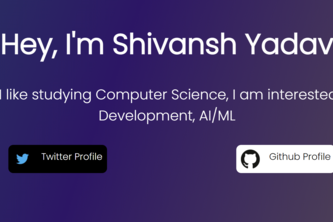 My Website using Github Pages | Devpost