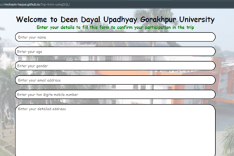 Trip Form Using SQL | Devpost