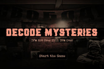 Decode Mysteries | Devpost