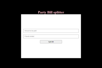 Bill splitter | Devpost