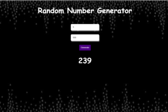 Random Number Generator | Devpost