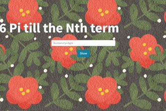 Pi till the Nth term. | Devpost