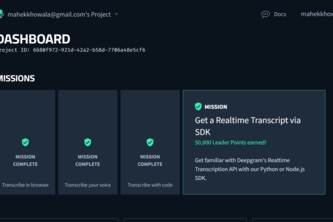 Getting started with Deepgram | Devpost