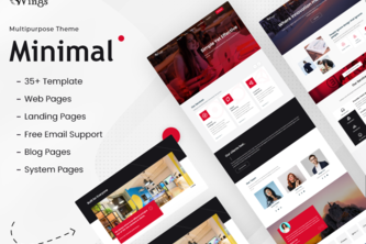 Minimal Multipurpose Theme | Devpost