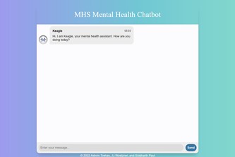 Mental Health Chat Bot | Devpost