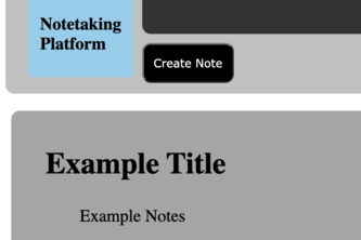 Basic Note-taking Platform | Devpost