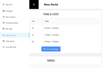 Mess Portal | Devpost