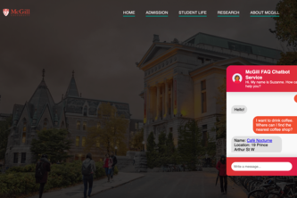 McGill ChatBot | Devpost