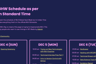 GHW Schedule but in IST | Devpost