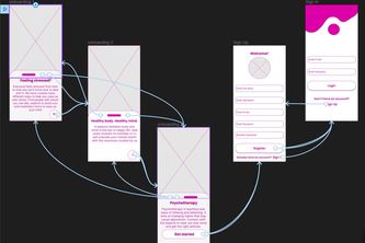 Wireframe of meditation application | Devpost