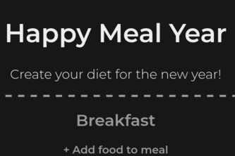 Happy Meal Year | Devpost