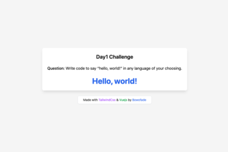 Hello, World | Devpost