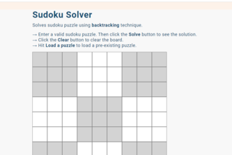 Sudoku Solver | Devpost