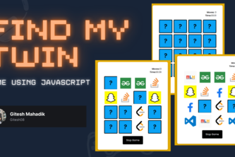 Design a JavaScript Game - Find My Twin | Devpost