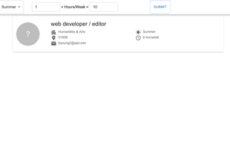 WPI Campus Job Search | Devpost