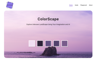 ColorScape: An AI tool to visualize unknown landscapes | Devpost