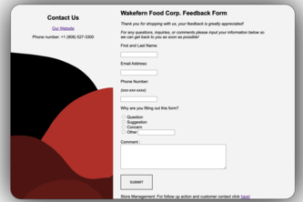 Wakefern Food Corp. Feedback Form | Devpost