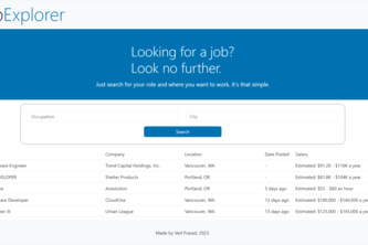 Job Explorer | Devpost
