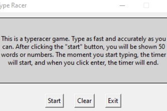 Type Racer Game | Devpost