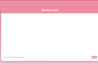 Serenity Now | Devpost