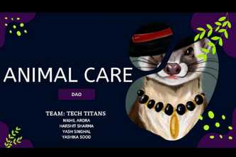Animal Care Dao | Devpost