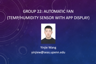 Automatic Fan (Temp/Humidity Sensor with App Display) | Devpost