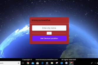 Know your Weather | Devpost