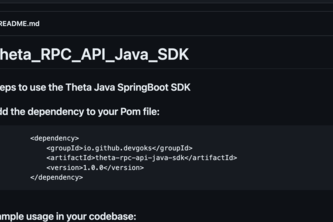 Theta RPC APIs Java SDK | Devpost