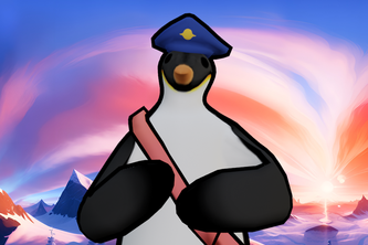 Penguin at sunset | Devpost