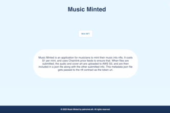 Music Minted | Devpost
