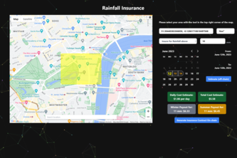 Parametric Rainfall Insurance App | Devpost
