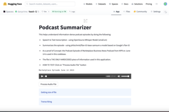 Podcast Summarizer | Devpost