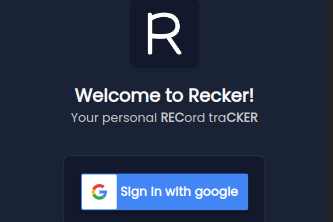 Recker: A personal record tracker | Devpost