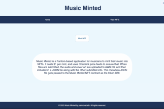 Music Minted | Devpost