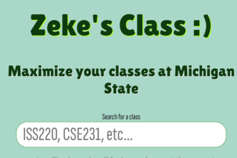 Zekes Class | Devpost