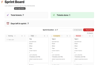Agile Board | Devpost